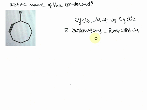 SOLVED: Question 11 (6 points) Saved Write the correct IUPAC name for each of the following ...