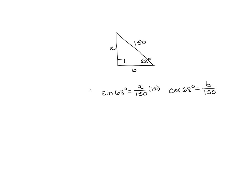 SOLVED: Use trigonometric ratios to find the indicated side lengths in ...