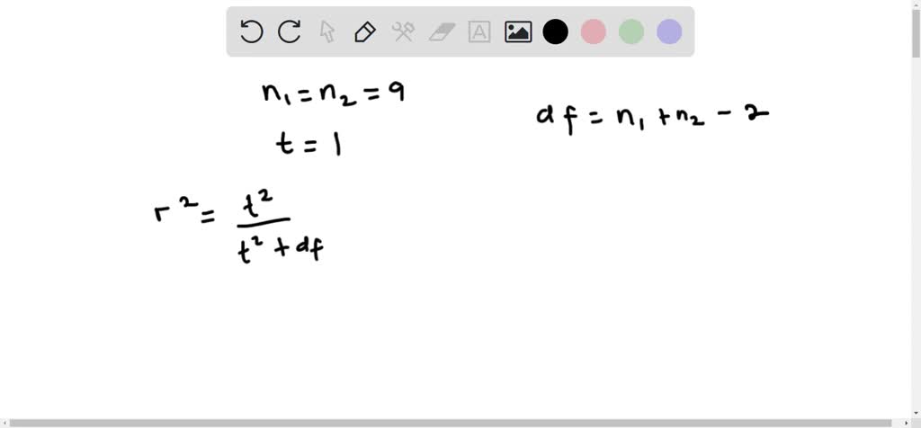 SOLVED: Two samples, each with n = 9 scores, produce an independent ...
