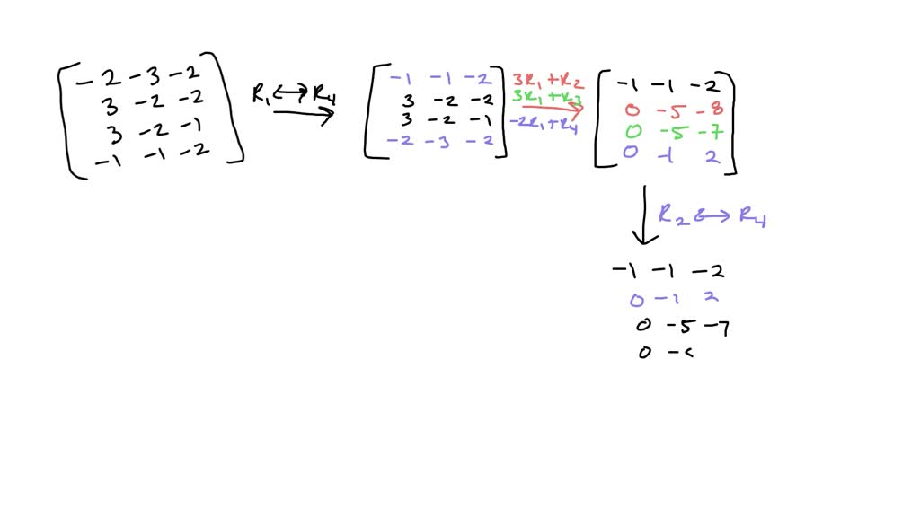 SOLVED: Write a detailed solution to the problem below. 3 properties: Consider the matrix (1 ...