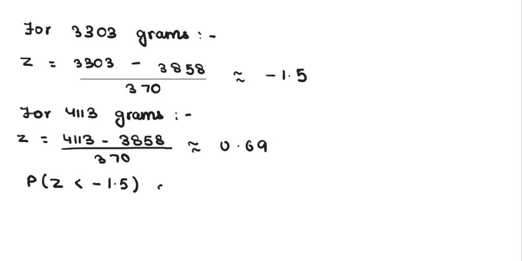 SOLVED: The weights Of newborn baby boys born ata local hospital are ...