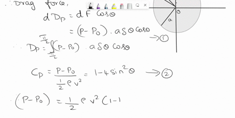 4. Please show that the drag coefficient for pressure acting on a ...
