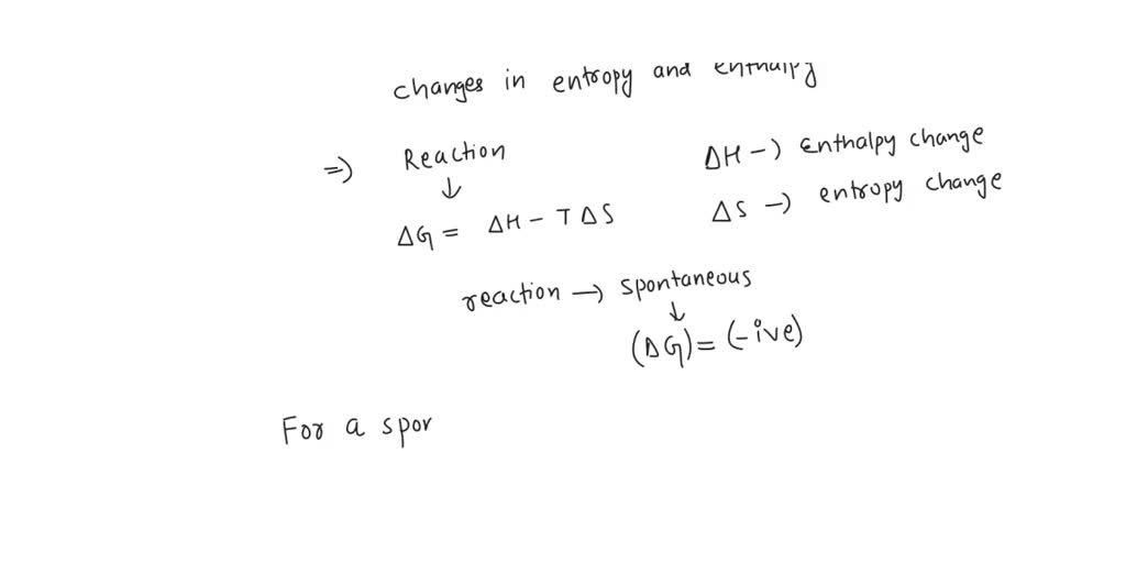 SOLVED: how does the spontaneity of a chemical reaction depend on ...