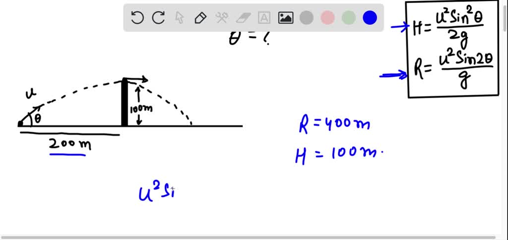 SOLVED: From the top of a tower 156.8m high, a projectile is thrown up ...