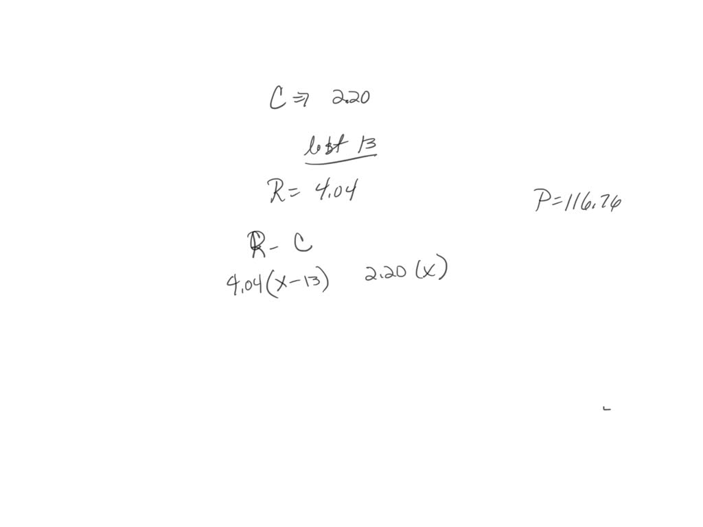 SOLVED: A grocery store bought milk for 2.20 per half gallon and stored ...