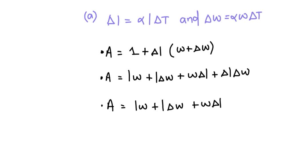 SOLVED: The rectangular plate shown in Figure P19.61 has an area Ai ...