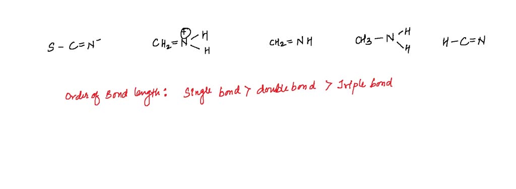 SOLVED: Which compound has the shortest C-N bond? CH3NH2 (CH3) CNH2 ...