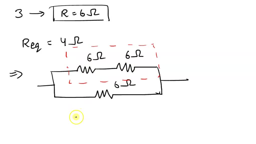 SOLVED: Find the resistance, in ohms, of the combination of the four resistors wired as shown ...