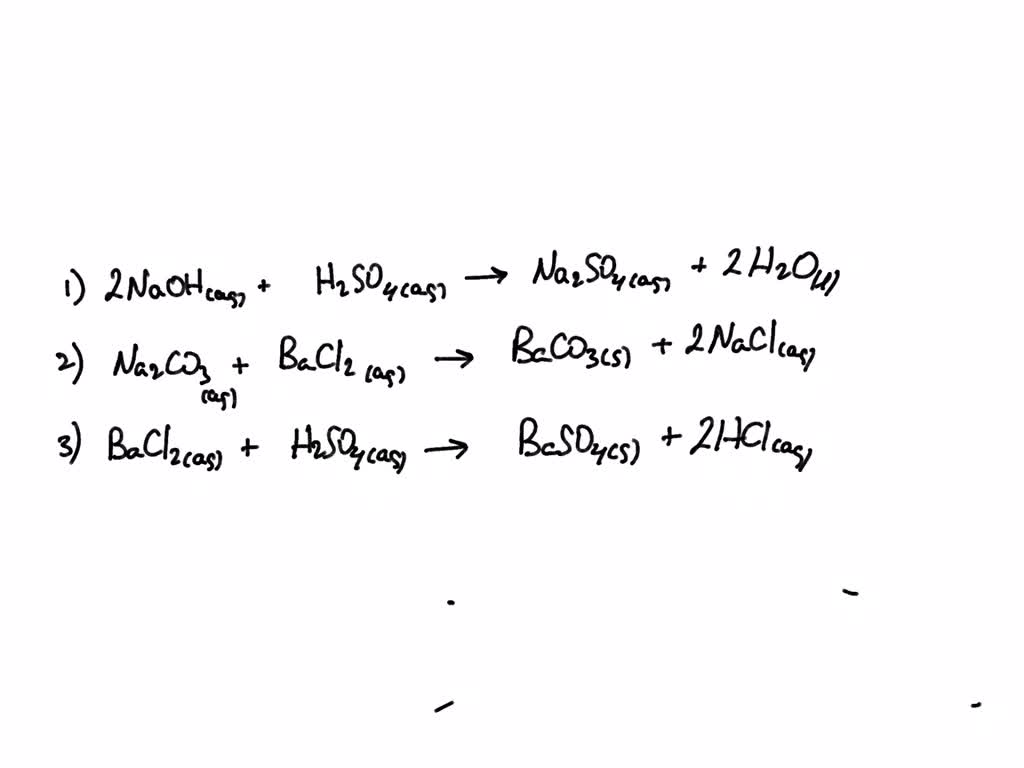 SOLVED: Which reaction will produce bubbles (gas)? Group of answer ...