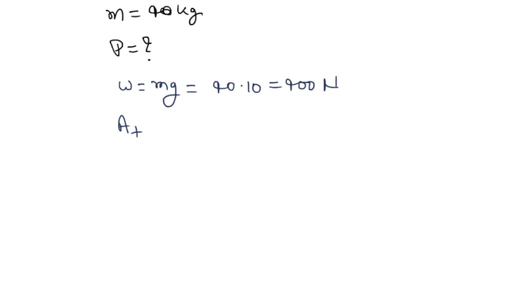 SOLVED: The two thigh bones (femurs) each of cross-sectional area 10cm2 ...