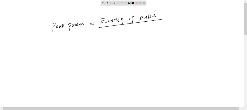 SOLVED: Consider a laser that emits a pulse with a triangular shape as ...
