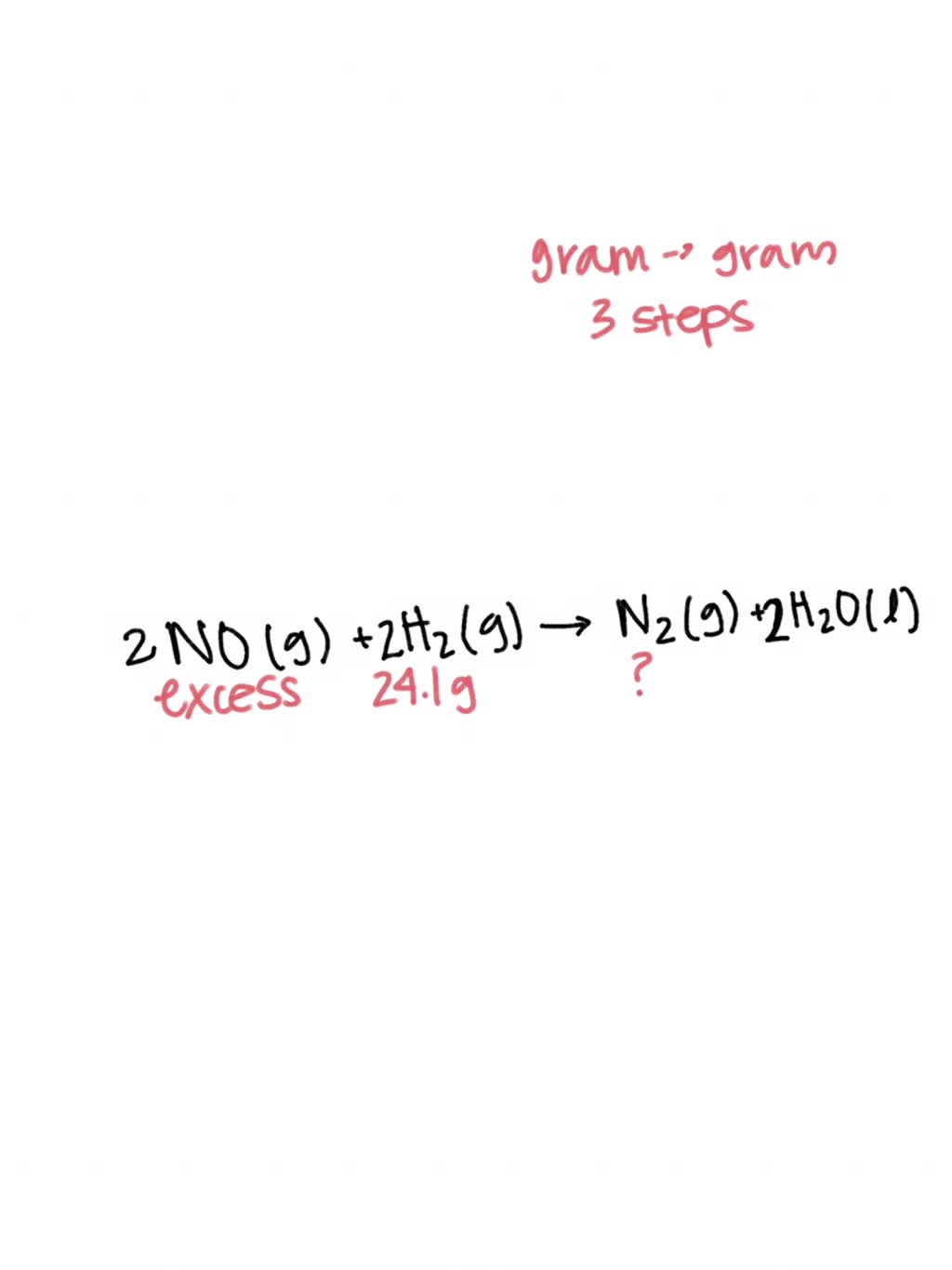 SOLVED: According to the following reaction, how many grams of nitrogen ... SOLVED: According to the following reaction, how many grams of nitrogen ...