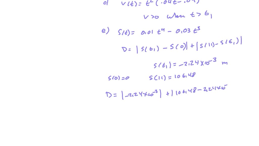 A particle moves according to a law of motion s = f(t), t â‰¥ 0, where ...