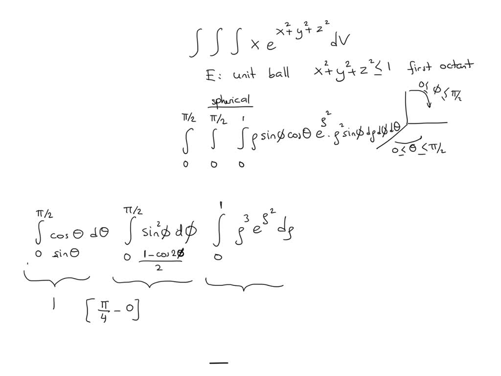 SOLVED: Use spherical coordinates to evaluate the triple integral âˆ«âˆ ...
