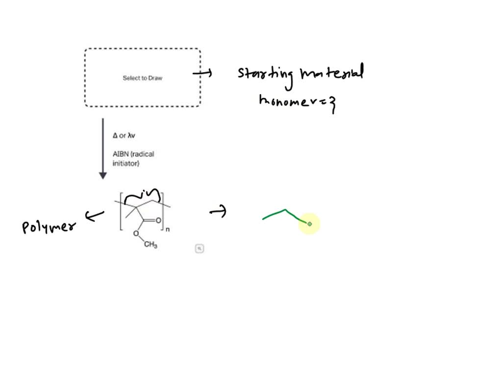 SOLVED: Text: Draw the starting structure that would lead to this ...