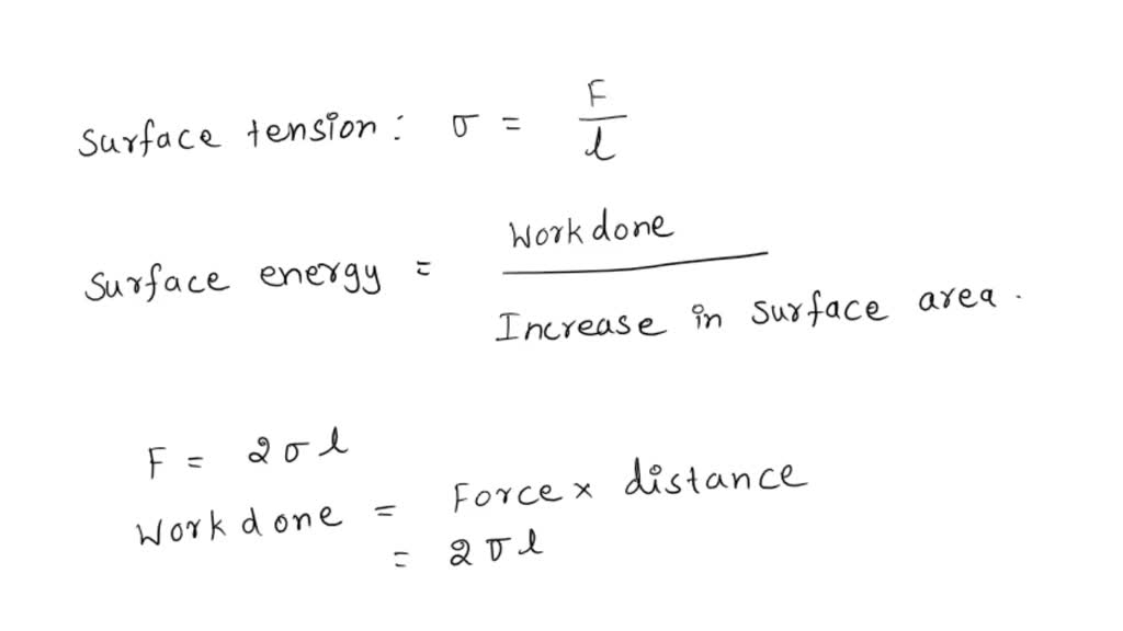 SOLVED: Derive the expression showing the effect of surface curvature on chemical potential and ...