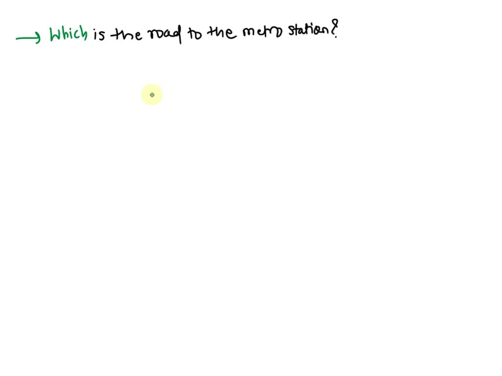 SOLVED: Use the correct personal pronouns ... is green. ( the Blackboard)