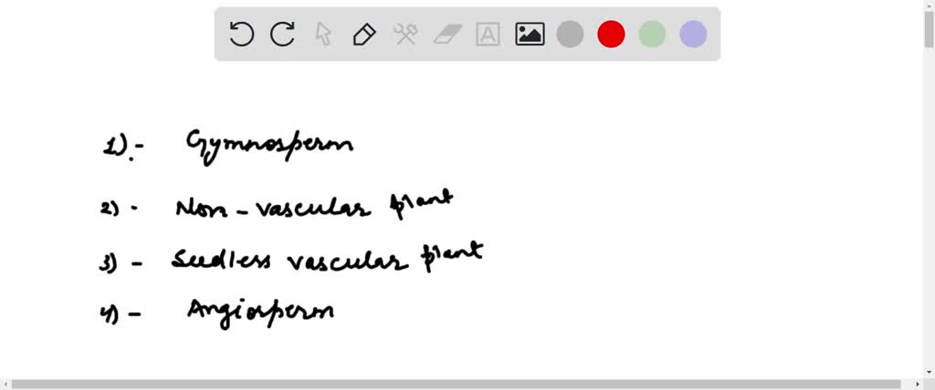 SOLVED: '25. Using your dichotomous key from the Angiosperm 2 lab ...