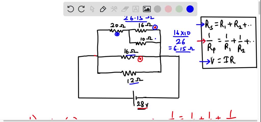 SOLVED: the circuit below has a resistance of 6 ohm. The voltage supplied by the battery is 18 V ...