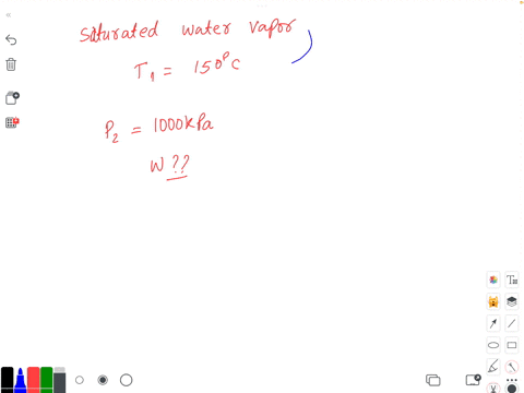 [GET ANSWER] Saturated water vapor at 150^∘C is compressed in a ...