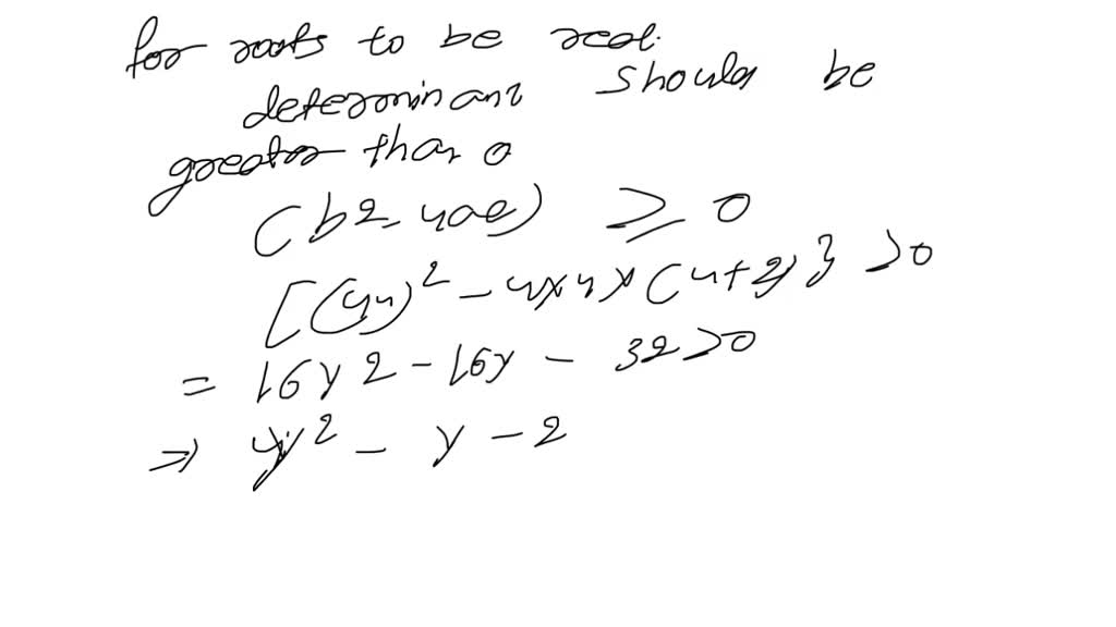 SOLVED: Uniform distribution, quadratic formula. If Y is uniformly ...