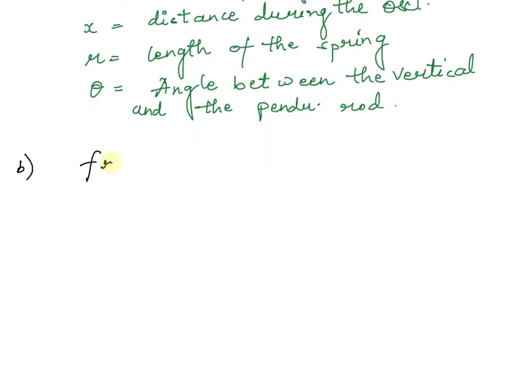 SOLVED: Consider simple pendulum attached to support that is free to ...