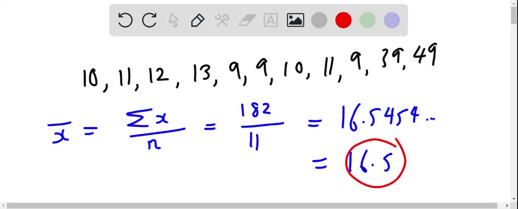 SOLVED: The list below shows the ages (in years) of 11 people riding in ...