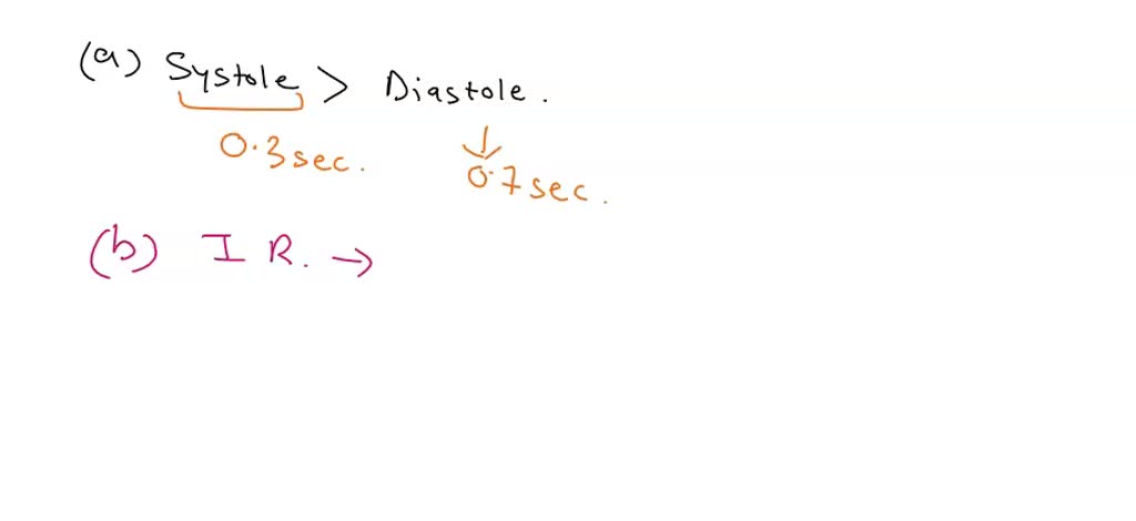 Which statement accurately describes a condition of the heart chambers ...