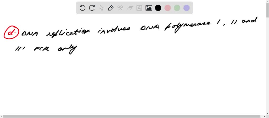 SOLVED: Which of the following true about DNA replication and PCR? Both ... SOLVED: Which of the following true about DNA replication and PCR? Both ...