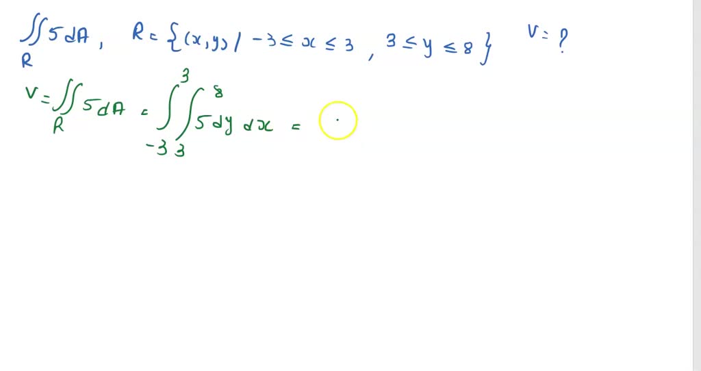 SOLVED: Evaluate the double integral by first identifying it as the ...