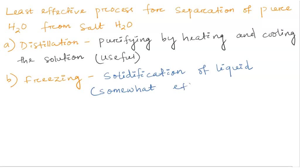 SOLVED: 19) A separation process that depends on differing abilities of ...
