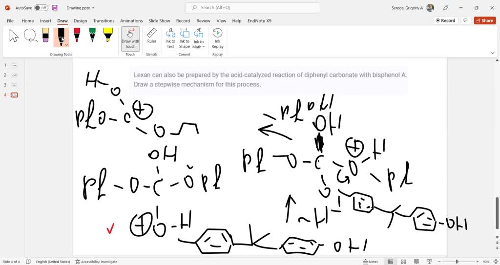 SOLVED:Lexan can also be prepared by the acid-catalyzed reaction of ...