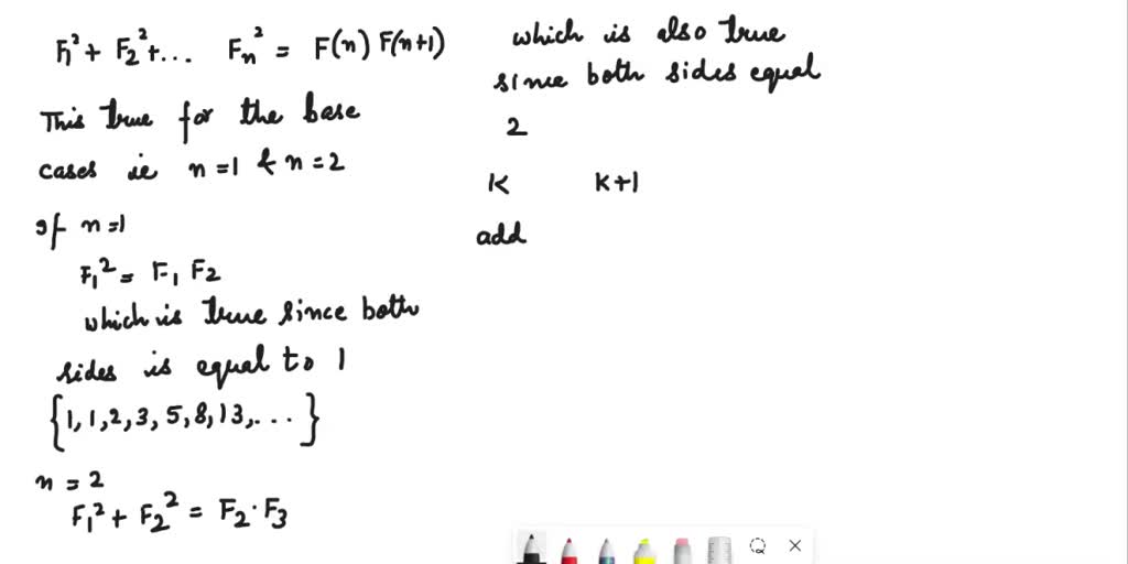 SOLVED: The Fibonacci sequence is given by 1, 1, 2, 3, 5, 8, 13, 21, 34 ...