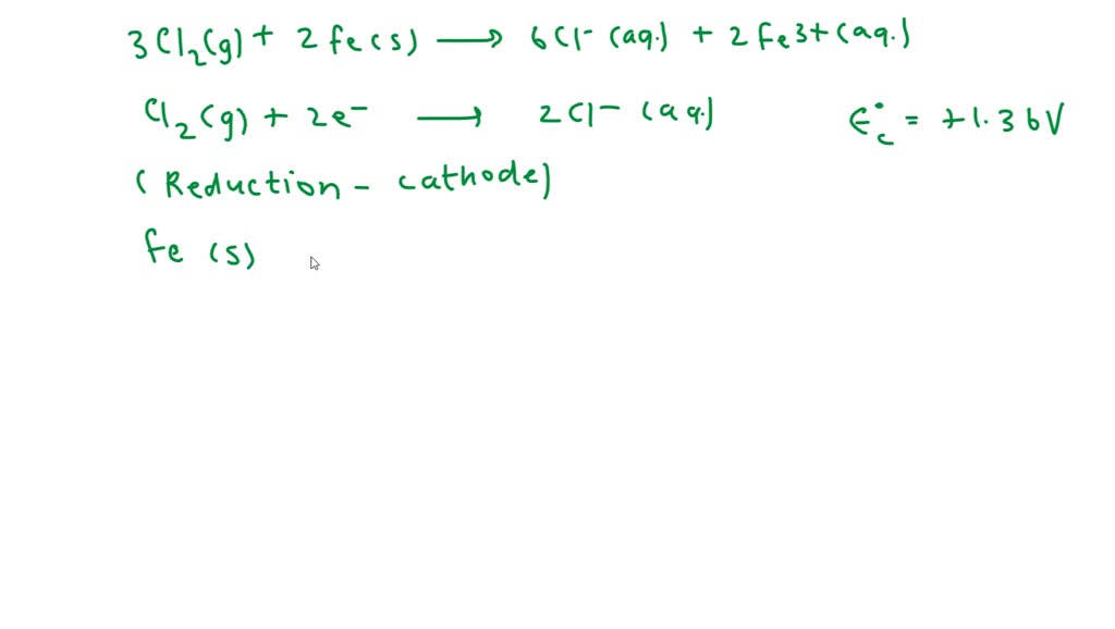 SOLVED: Use the standard half-cell potentials listed below to calculate ...