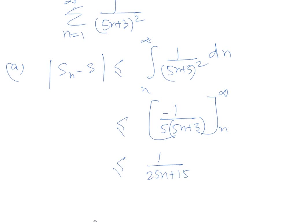 The series (Sn + 3)^2 is convergent: (A): According to the Remainder ...