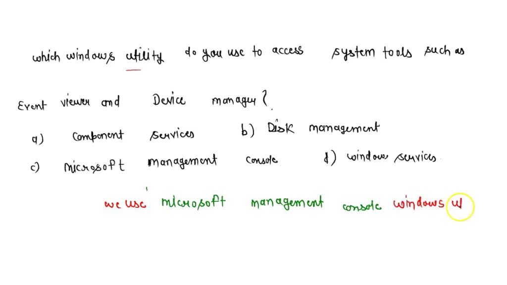 SOLVED: Which native Windows tool can be used to close unnecessary open ...