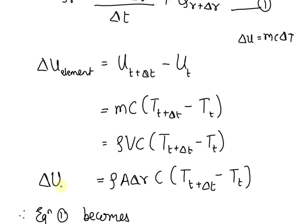 SOLVED: 2-25 Starting with an energy balance on a spherical shell volume element, derive the one ...