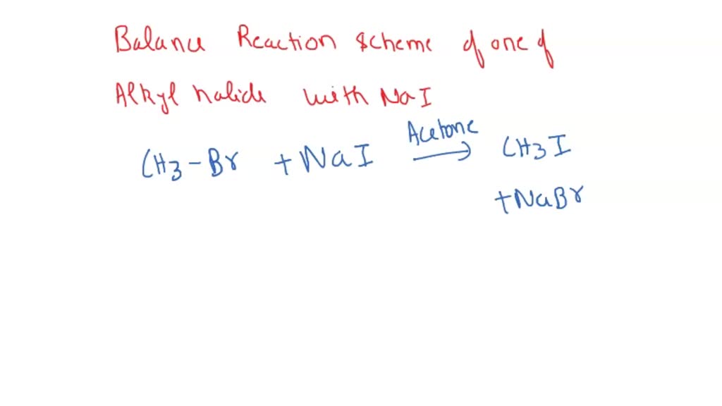 SOLVED: Draw a balanced reaction scheme of 1- bromobutane, 2 ...