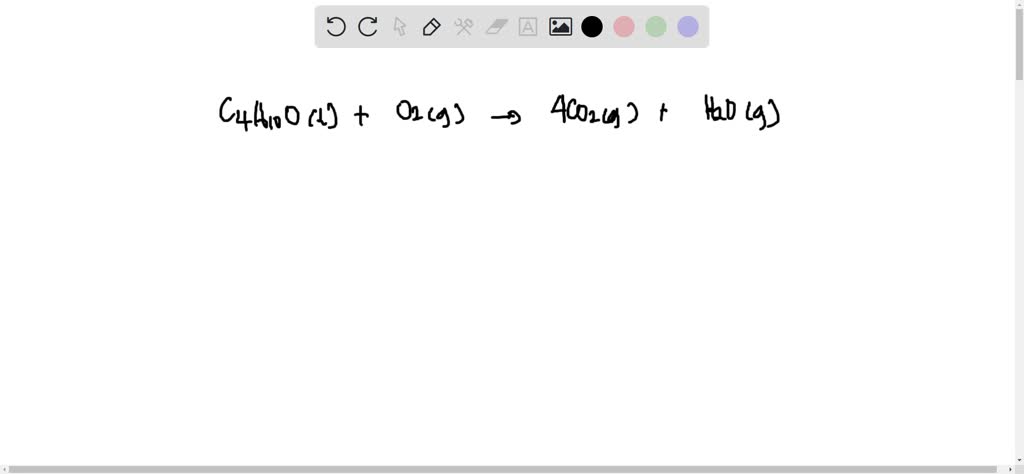 SOLVED: A model for the compound 2-butanol is shown. ball stick labels Write a balanced chemical ...
