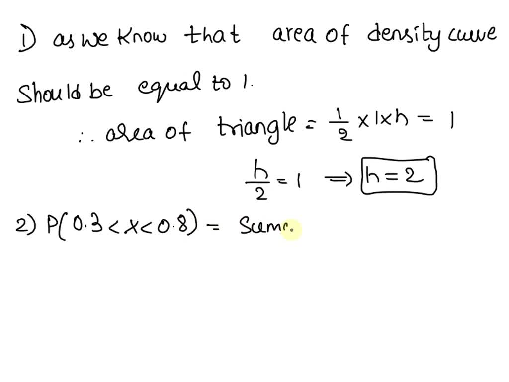SOLVED: 'The sum of tWO random numbers between 0 and 0.5 produces the ...