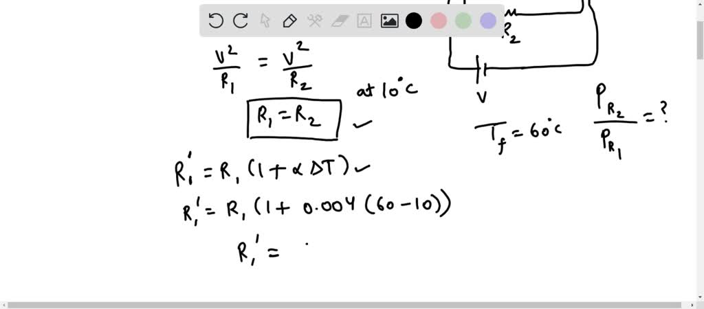 SOLVED: Two resistors R1, R2 are both at a temperature T. Determine the requiredrelationship ...