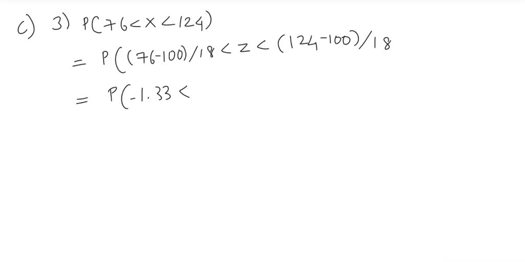 SOLVED: Stanford–Binet IQ Test scores are normally distributed with a ...