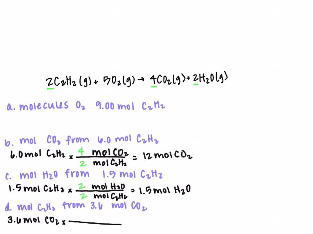 SOLVED: Use the following balanced equation for the combustion of ...