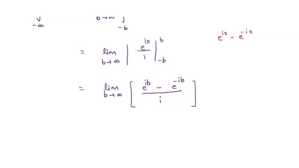 SOLVED: What is the integral of exp(ix) from -infinity to infinity?