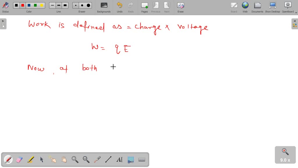 Question 9 5 pts Consider the situation below with point P centered between two opposite charges ...