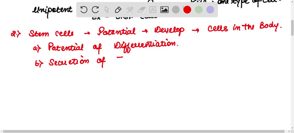 SOLVED: Define Totipotency; pluripotency; multipotency; oligopotency ...