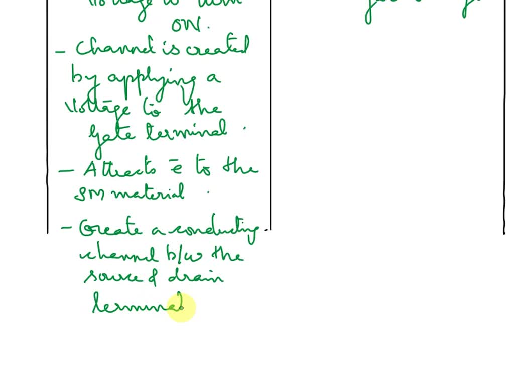 SOLVED: What is the main difference between an enhancement MOSFET and a depletion MOSFET