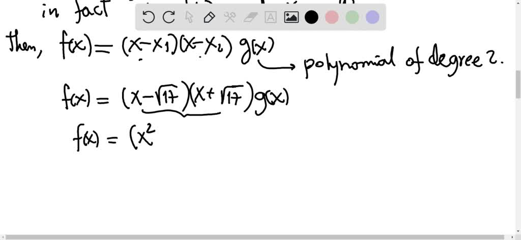SOLVED: Create a cubic polynomial p(x) = ax^3 + bx^2 + cx + d, where a, b, c, d are chosen in a ...