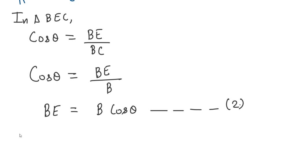 SOLVED: two vectors A and B are inclined to each other at an angle theta. using triangle law of ...