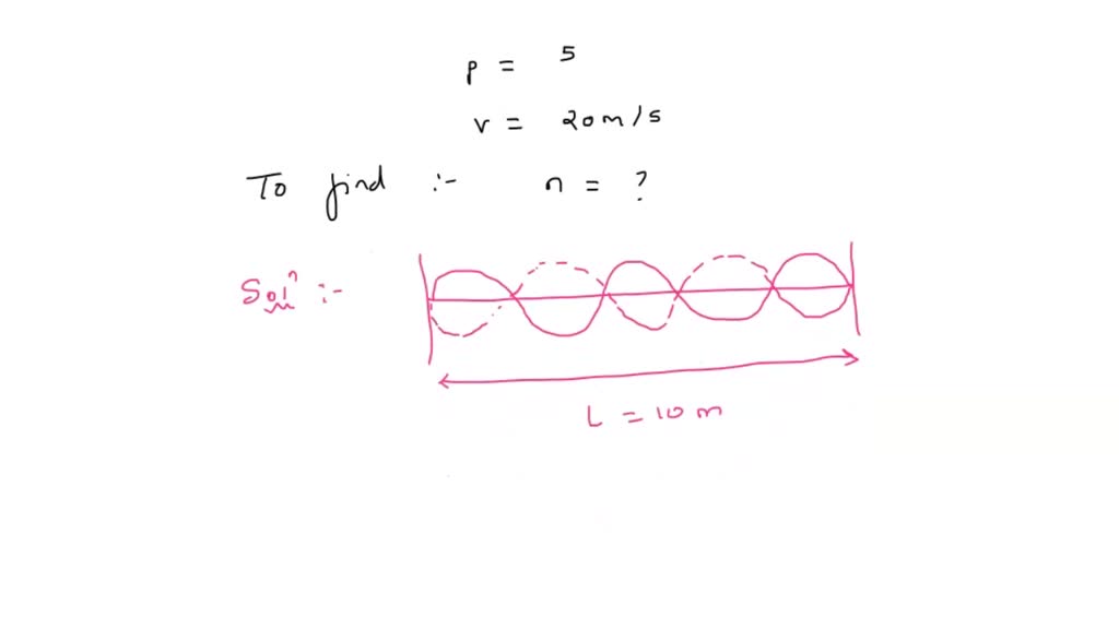SOLVED: Standing waves are produced in a 10 m long stretched string: If ...
